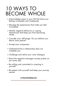 A Short Guide to Becoming Whole: An Essential Part of Success – life/me.